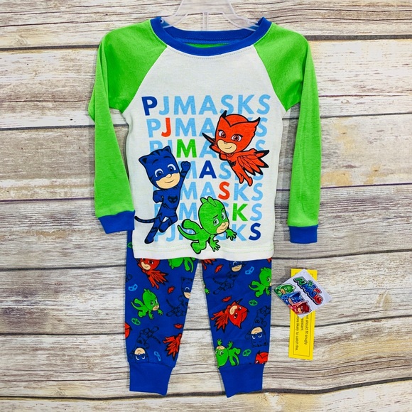 pj masks | Pajamas | New Pj Masks Character Pajama Set Sizes 2t 3t 4t ...